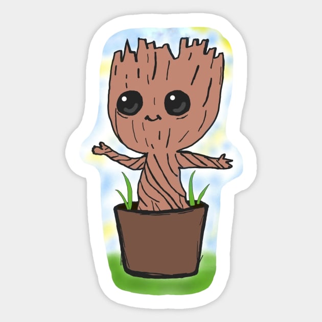 Baby Groot in a Pot